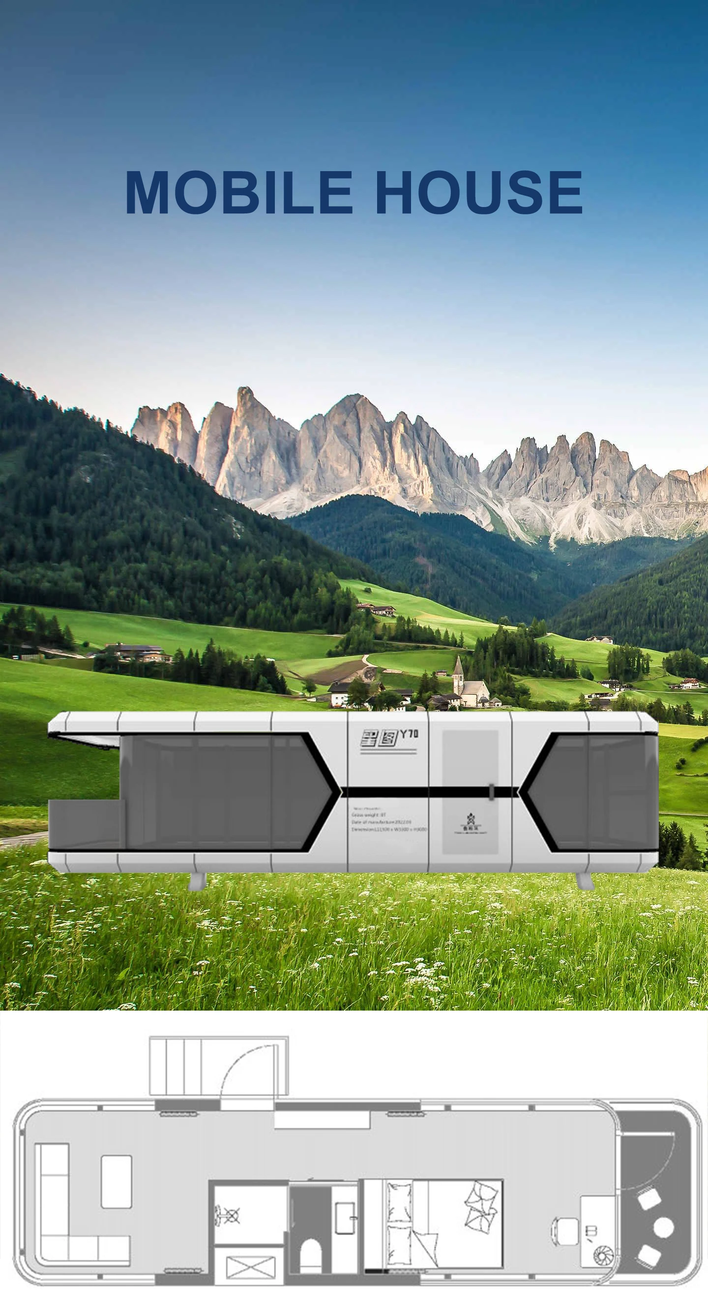 Luxury Prefab Modular House Capsule House For Holiday - Buy Smart House ...