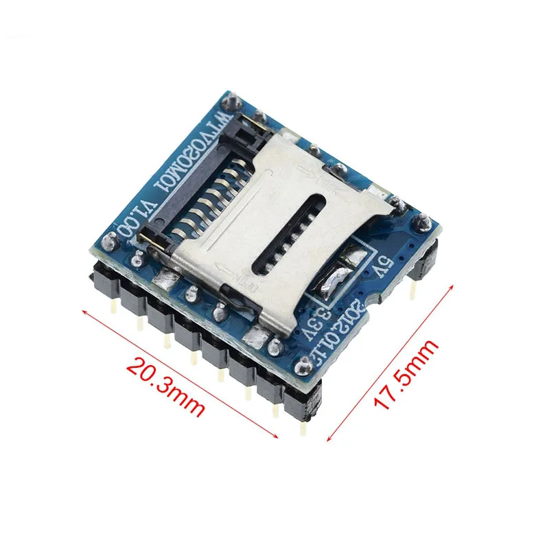 Wtv020 Wtv020-sd Wtv020sd-20ss Mini Sd Card Mp3 Sound Module - Buy Wtv020,Mp3 Wtv020,Mini Sd ...