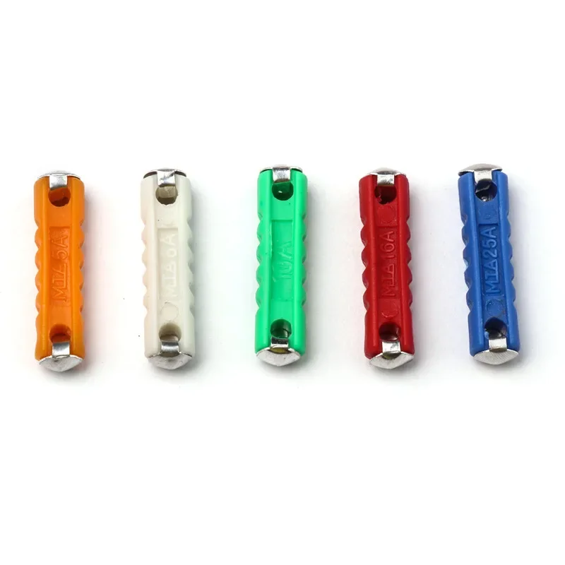 200PCS GBC European Automotive Fuse Set 5/8/10/16/25AMP 6mm Continental ...