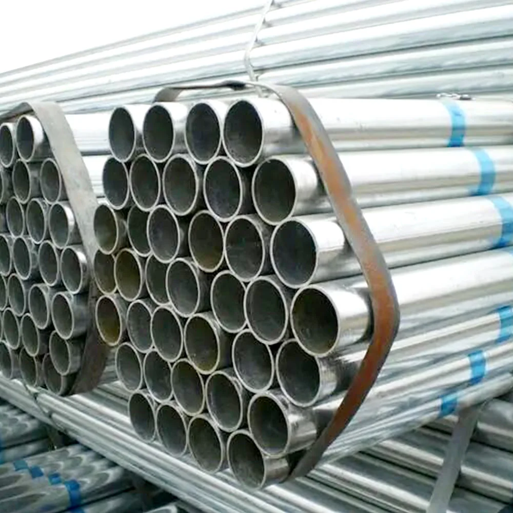 High Quality Round Metal Fencing Tube Post - Galvanized