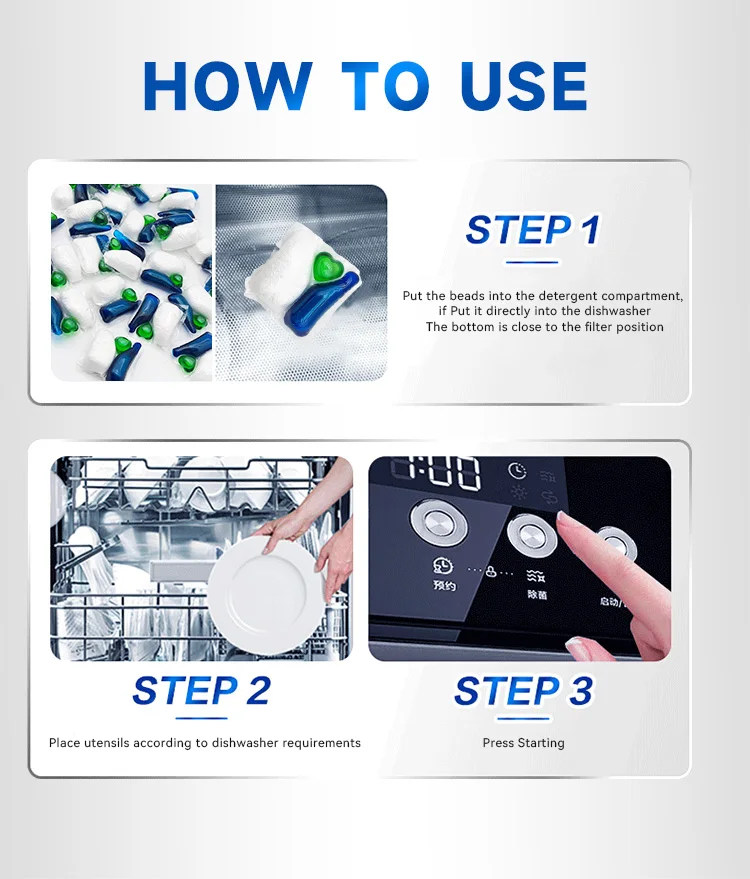 5 in 1 Dish Washing Pods - Efficient & Convenient Cleaning