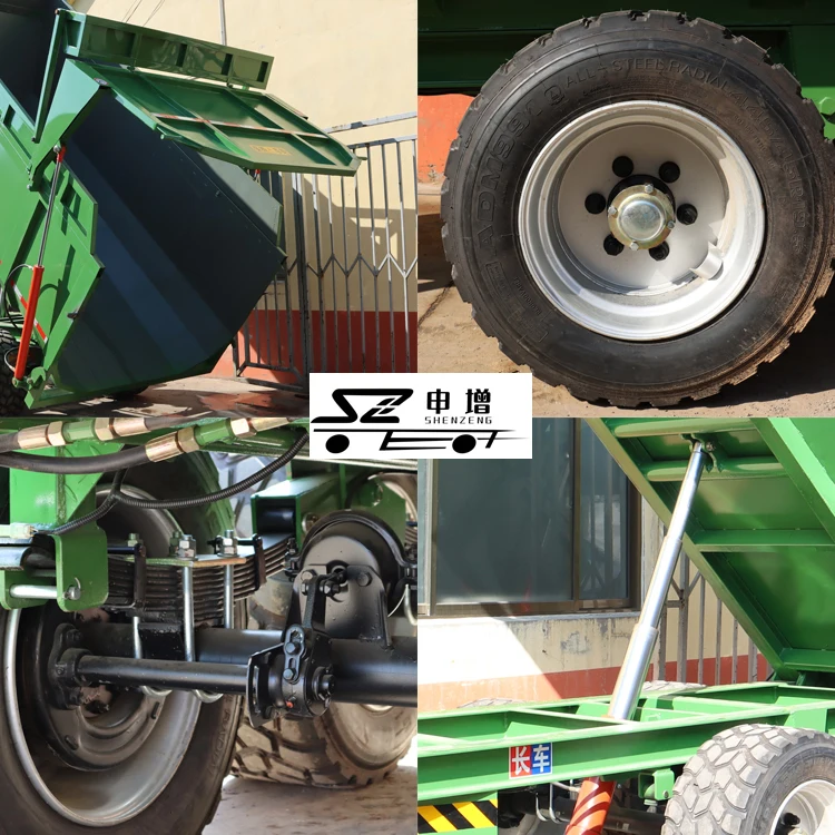 Tractor With Garbage Dump Trailer - Buy Tractor With Garbage Dump ...