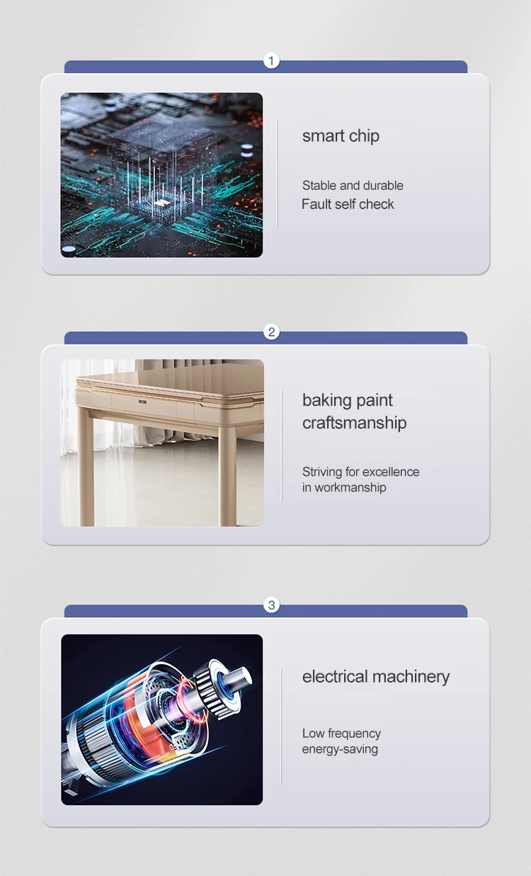 Intelligent Mahjong Machine,Fully Automatic Dining Table,Dual Use,Four ...