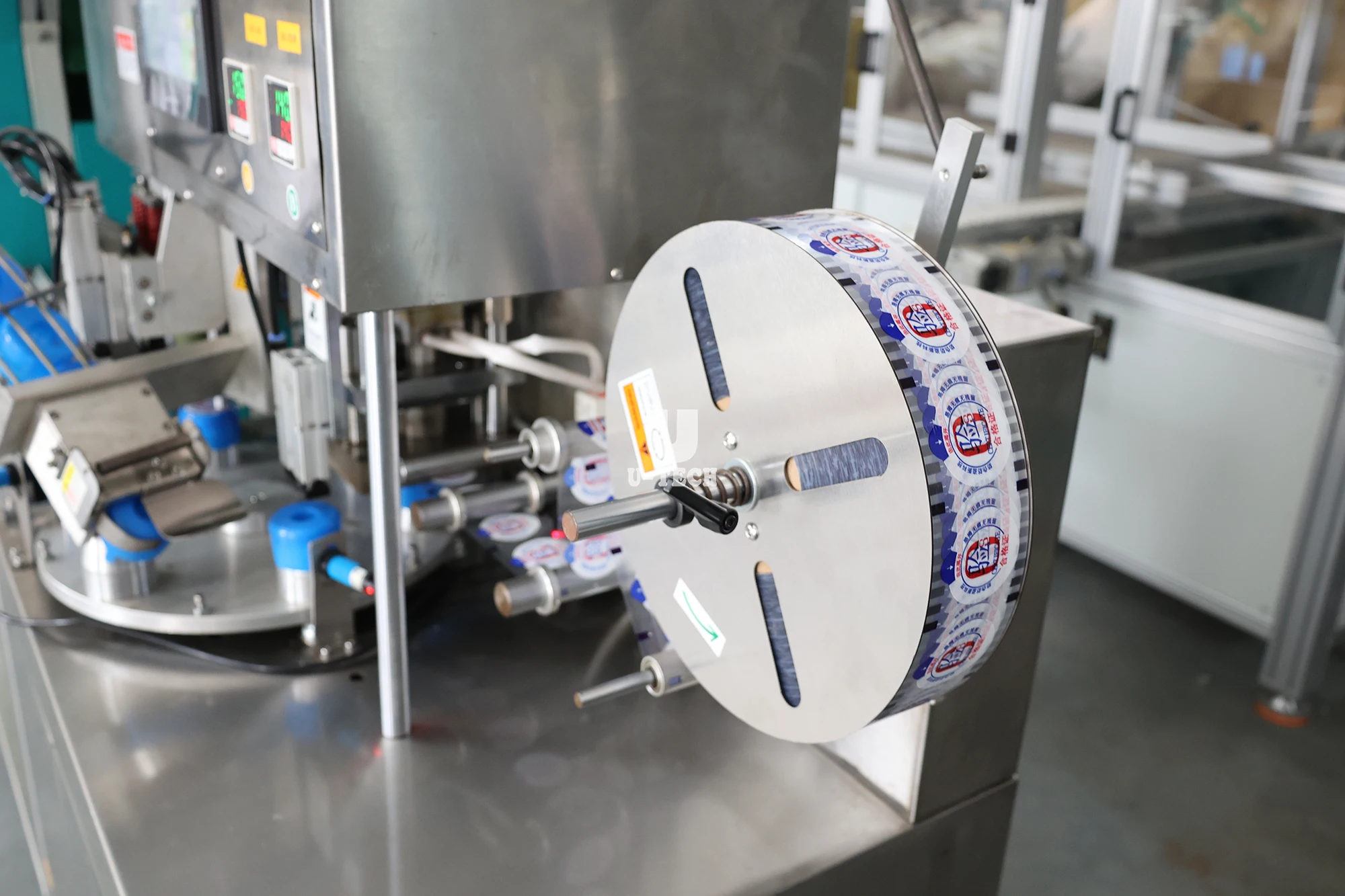 Automatic 5 Gallon 20 Liter Bottle Cap Filming Stick Machine 20L Drum ...