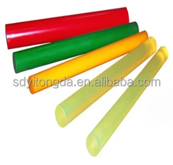 Multi-Size Cast Polyurethane Round Bar PU Rod with Cutting and Moulding ...