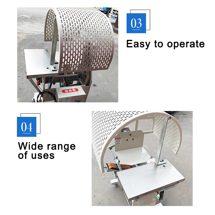 CE Certification Former Semi-Auto PE Belt Knot Tying Bundling Machine ...