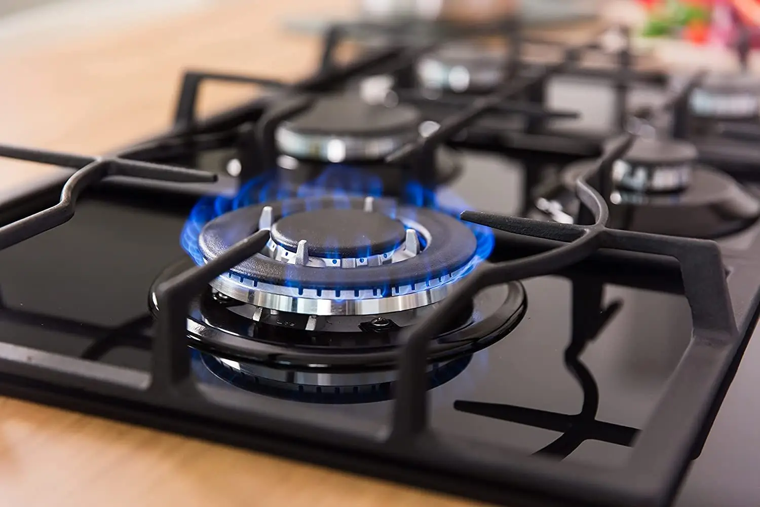 5 Burners Cooktop Five Cooker Hob Commercial Kitchen Cook Heating Free ...