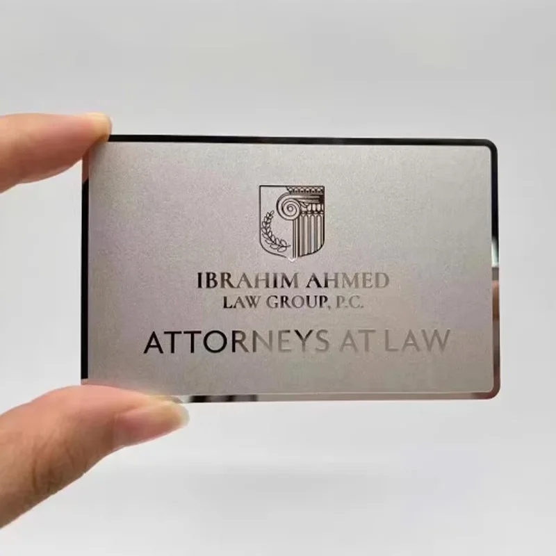 Custom NFC Blank Metal Business Cards - Luxury & Envy