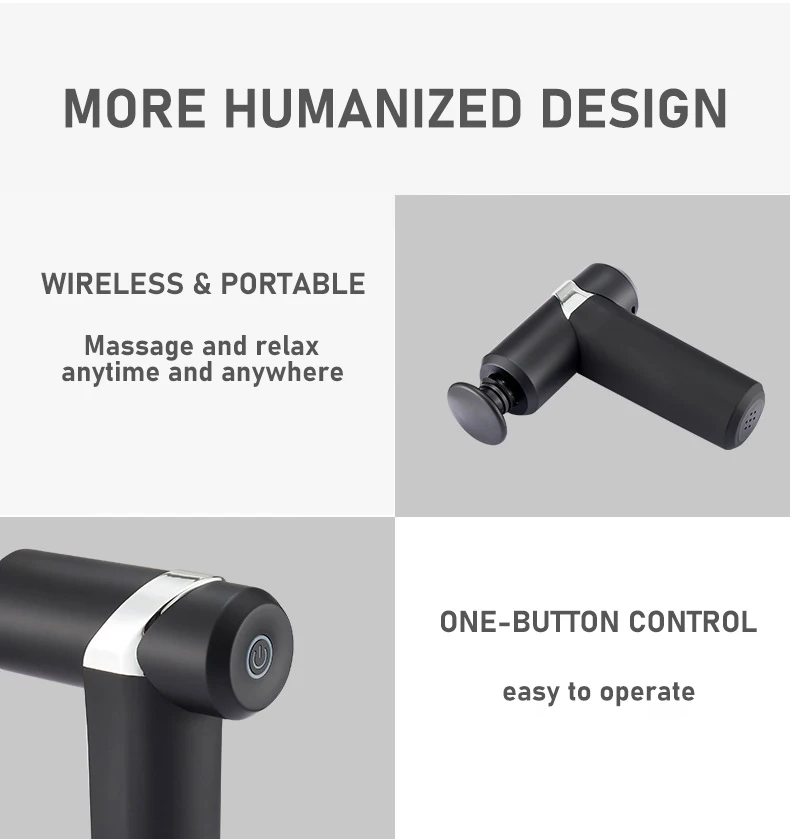 Comfortable Effective Exercise Fitness Massage Pistol Deep Tissue ...