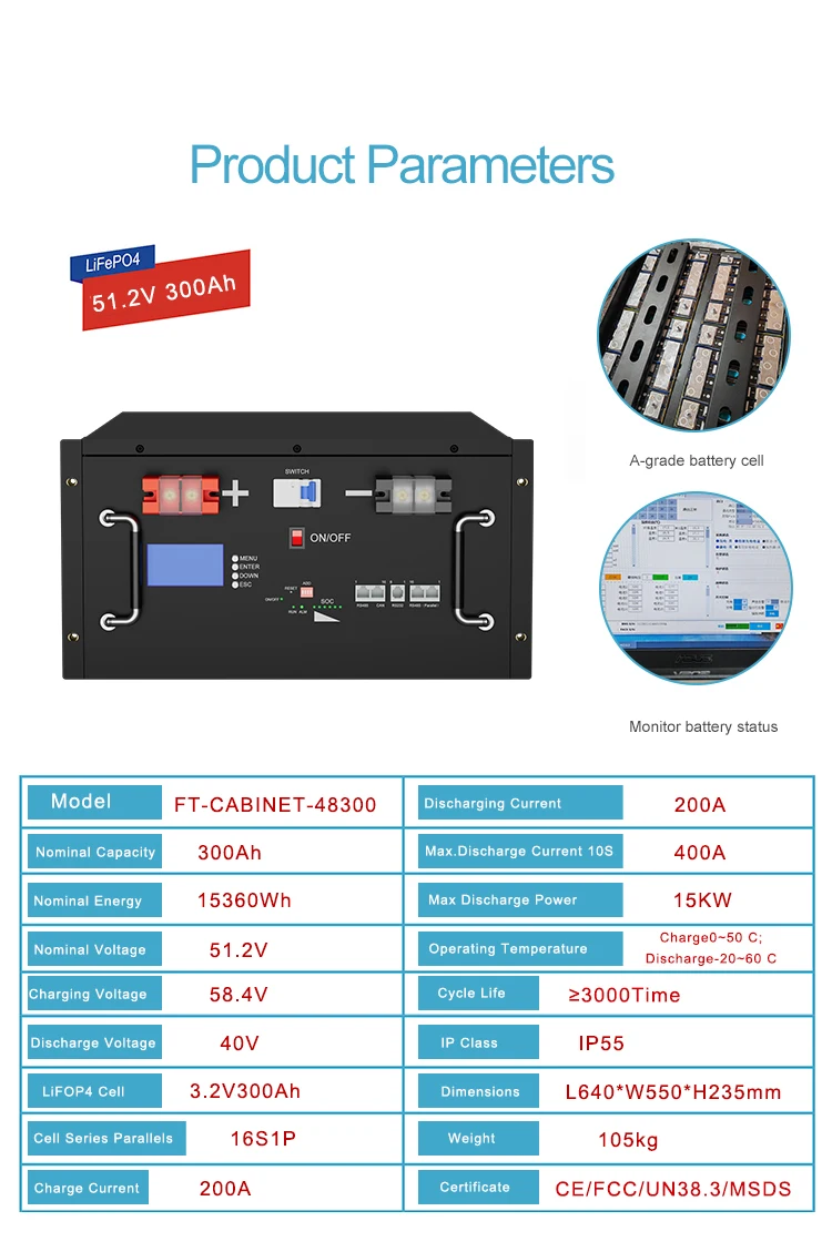 Rack-mounted Energy Storage 48V 300Ah 10kwh 10kwh 20kwh 51.2v 300ah ...