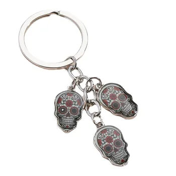 Souvenirs Key Chains Day Of The Dead Keychain Metal Key Rings - Buy ...