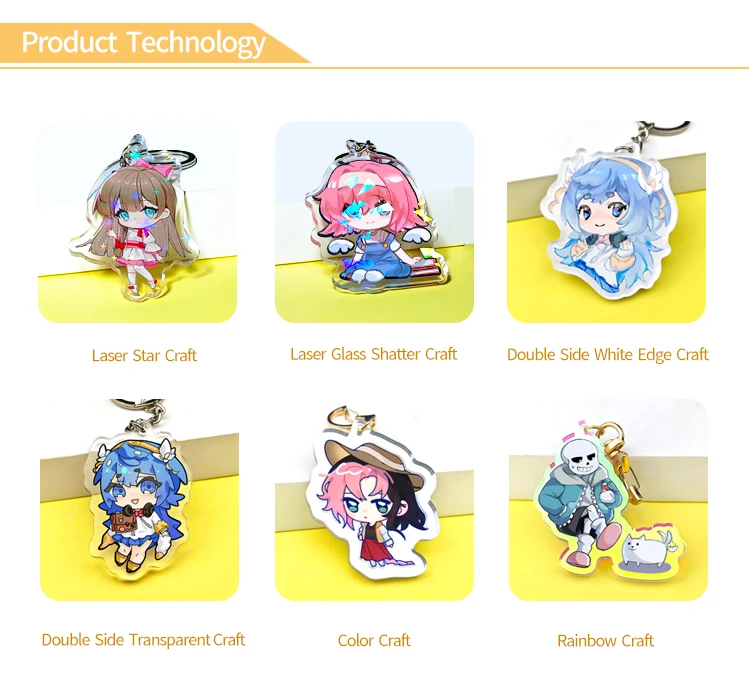 Custom Printed Hologram Acrylic Charms Make Your Own Design With Uv ...