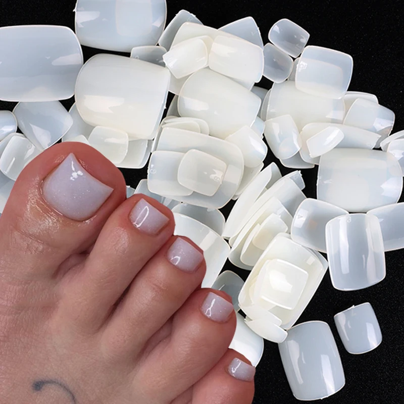 Alibaba.com: Toe Nail Tips Artificial Acrylic, DIY French Toe Manicure ...