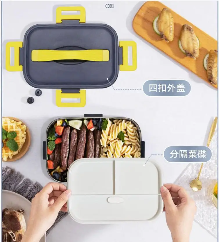 Good Taste Electric Lunch Box 40W/60W Food Heated 12V/24V/110V Food ...