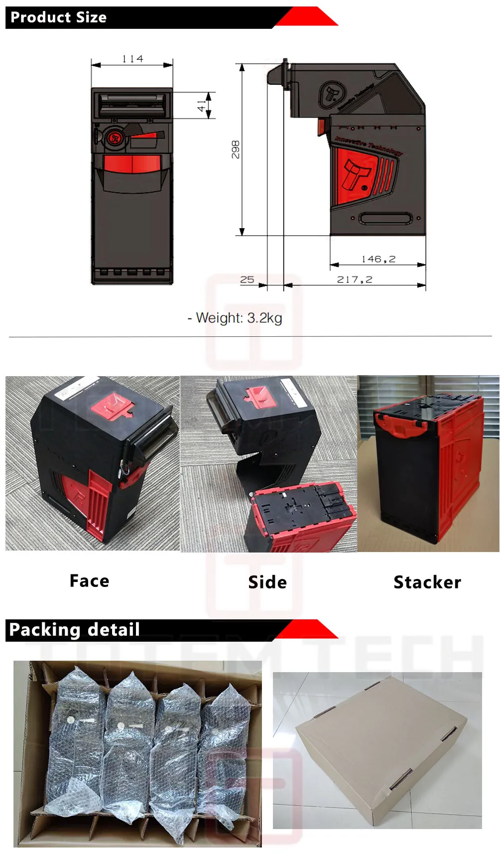 Bill Acceptor Payment ITL NV200spectral Bill Dispenser Kiosk Validator ...