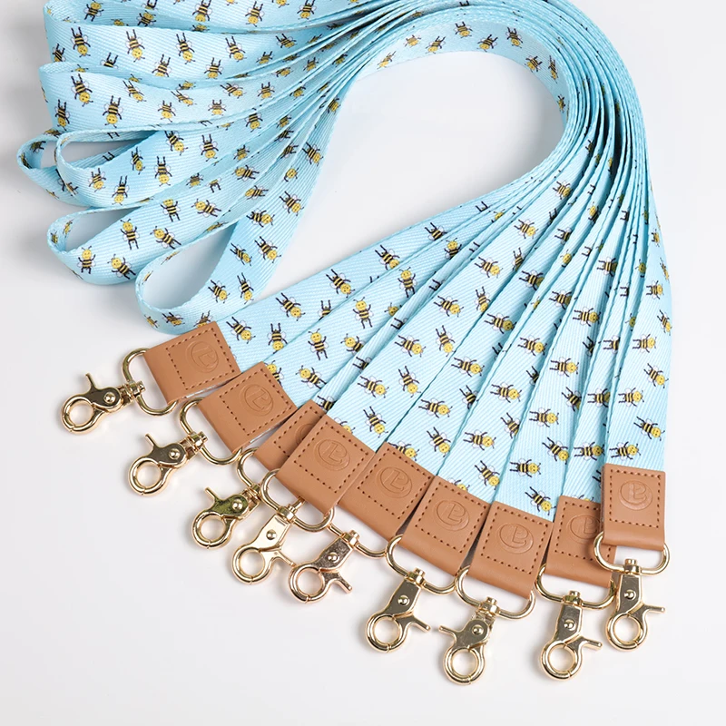 Wholesale Custom Key Chain Lanyard Polyester Material Lanyard Strap ...