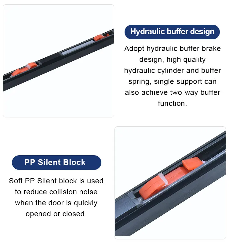 Wall Mount Hidden Track Concealed Sliding Door System