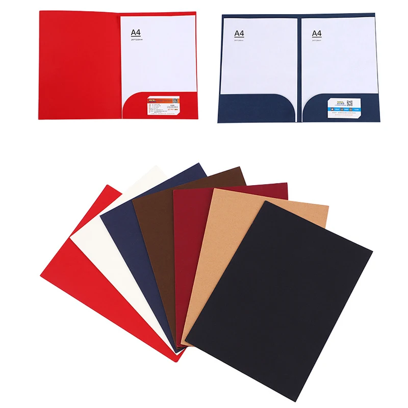 Letter Size Presentation Folder - Textured Paper A4 File