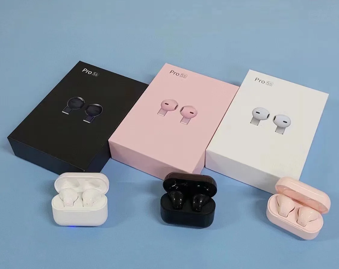 Pro5S Semi In-Ear Wireless Earbuds for Sports and Gaming - HiFi Sound ...