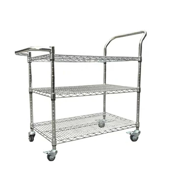 Carbon Steel Smd Smt Esd Pcb Reel Shelf 5 Tiers Chrome Wire Storage ...