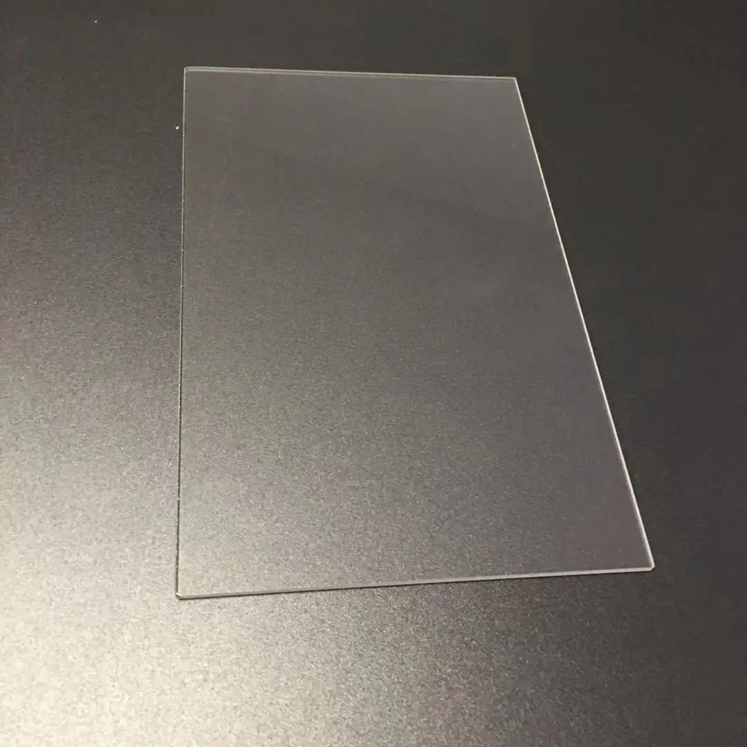 3mm Thickness Transparent Quartz Glass Plate UV Cold Mirror
