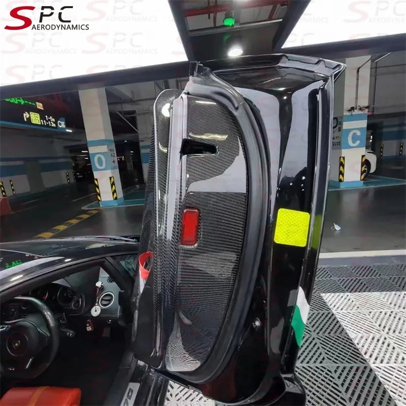 SPC Dry Carbon Fiber Door Interior Panel for Gallardo 2003-2013 Prepreg ...