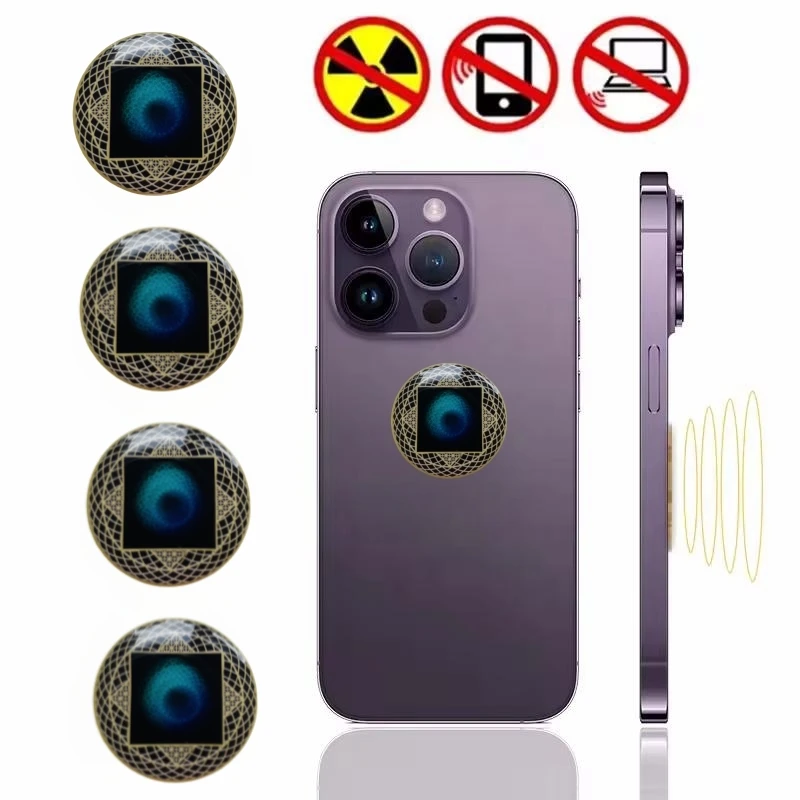Customized 5G negative ion radiation protection sticker, quantum ...