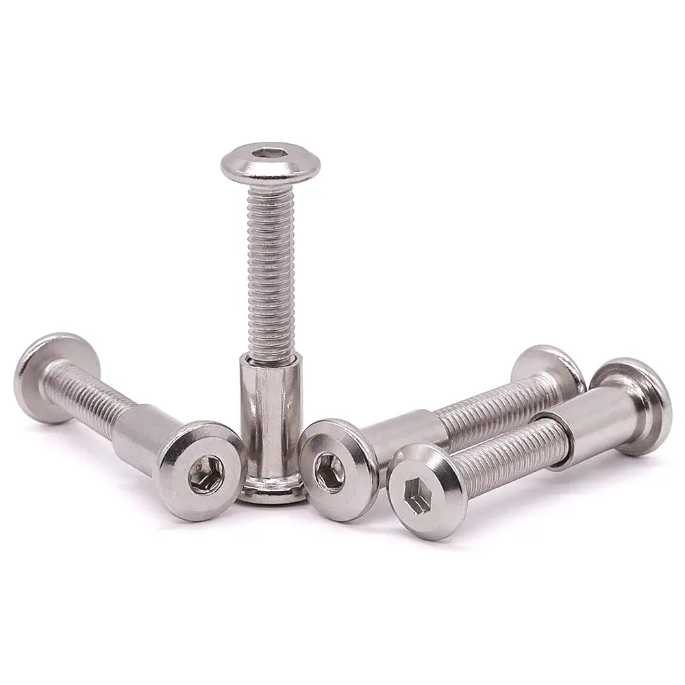 M3 M4 M5 M6 M8 M10 Flat Head Hex Socket Binding Post Screw 304 ...