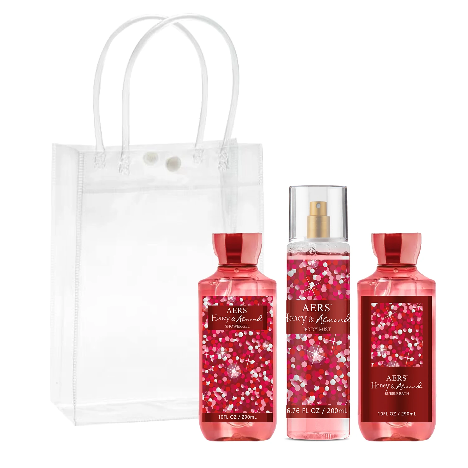 Aers 3pcs Bath Sets 200ml Body Mist With 290ml Fragrance Gel 290ml ...
