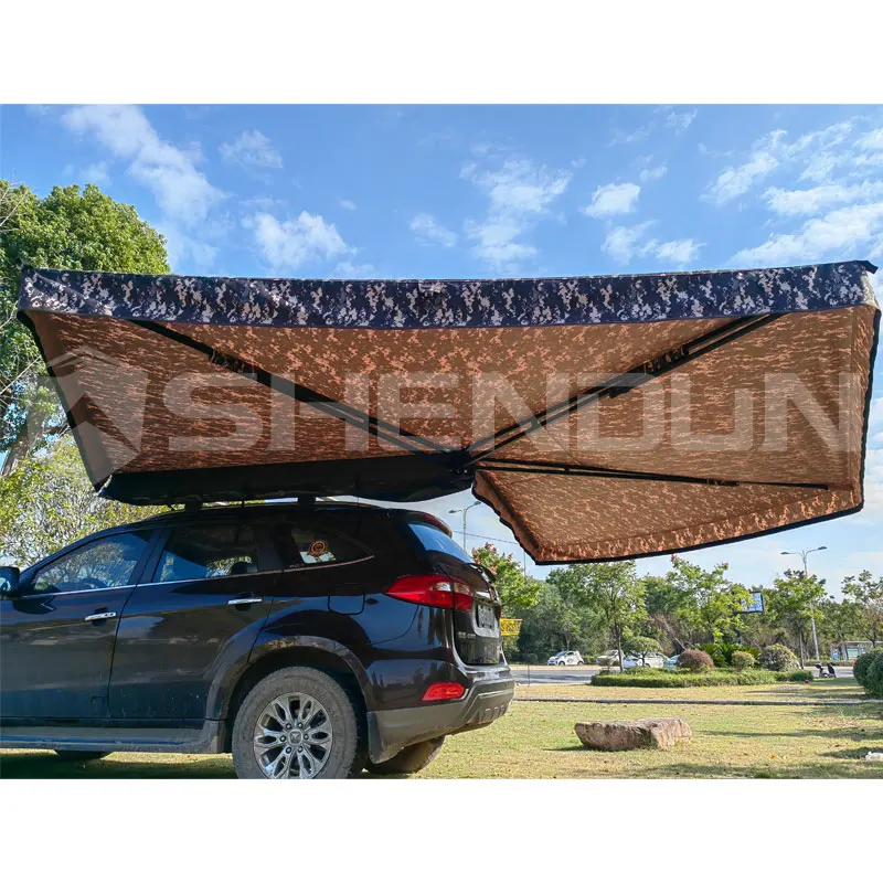 Free Standing 4wd Camping 270 Awning Waterproof Foxwing Tent