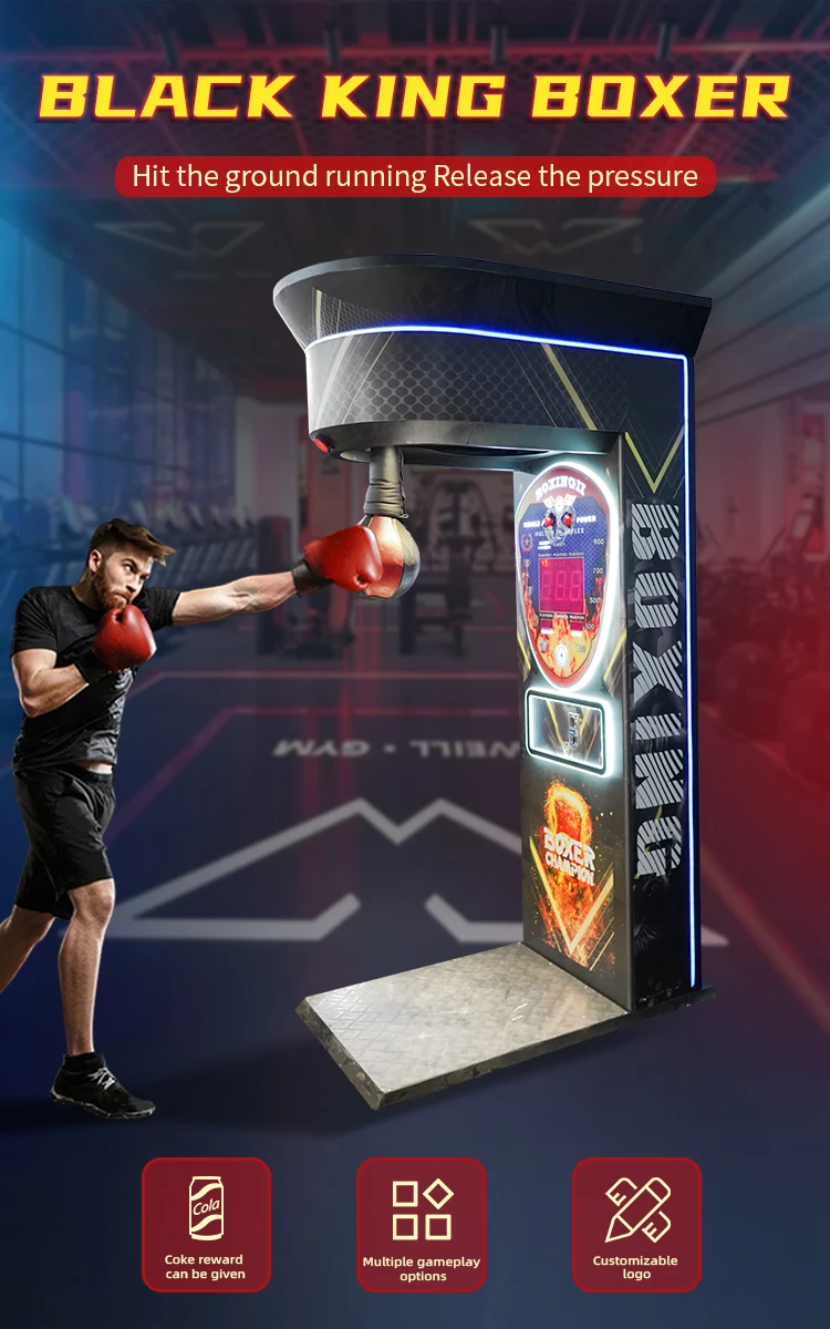 Coin Operated Arcade Boxing Game Machine - Punching Fun