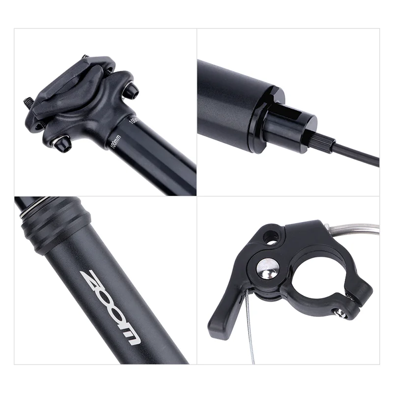 Zoom Dropper Seatpost Lever 30.9mm 31.6mm Mtb Internal External Wire ...