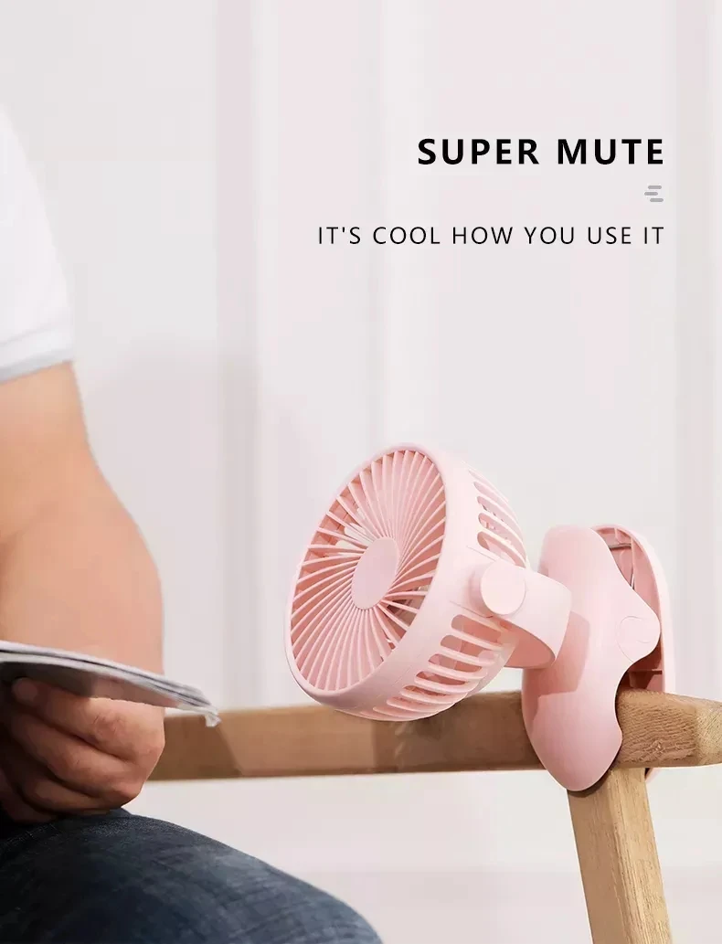 Rechargeable 3000mah Battery for Clip Mini Fans - 8 Hours Durable