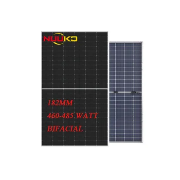 Nuuko N-type Bifacial Solar Pv Modules 460w-485w Double Glass Pv Panels ...