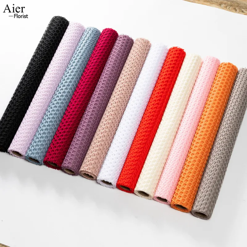 Aierflorist Mesh Flower Wrapping Paper Bouquets For Flower Wrapping ...