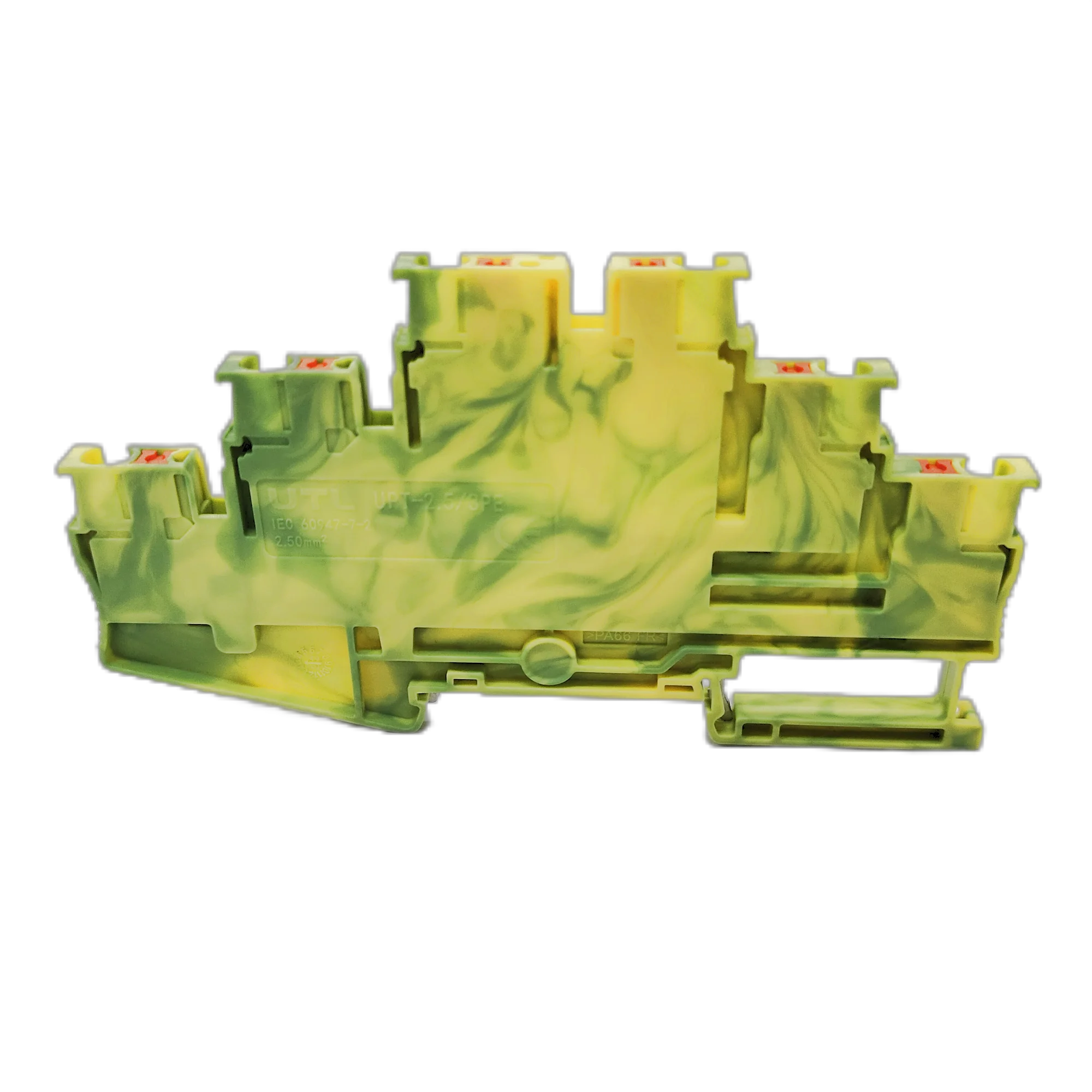 Triple Level Push Button Feed Through Earth Wiring Clamp Panel Mount ...