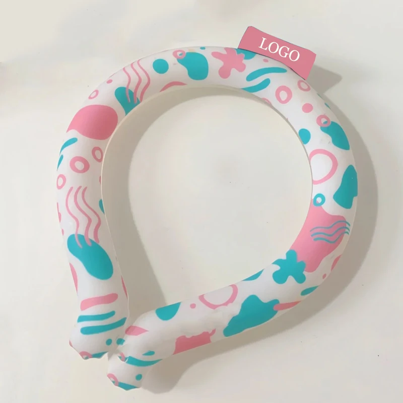 Reusable Automatic Ice Cooling Neck Wrap Portable Cooler Neck Ring Cold ...