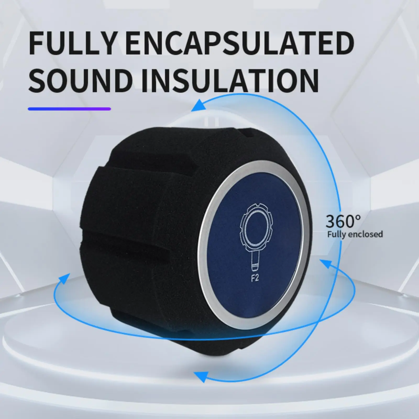 F1 Microphone Windshield Filter,Studio Microphone Absorption Foam ...
