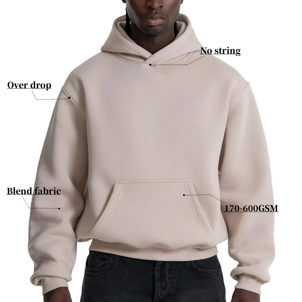 Shop Our 300-500 Gsm Mens Boxy Fit Heavy Weight Hoodies