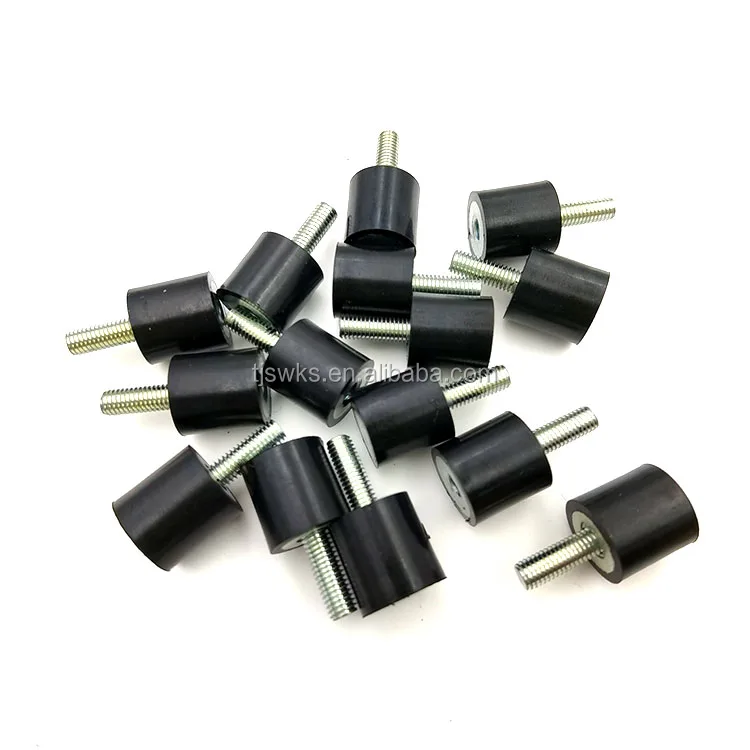 M3 Male Female 8mm*8mm Anti-Vibration Mounts Rubber Damper