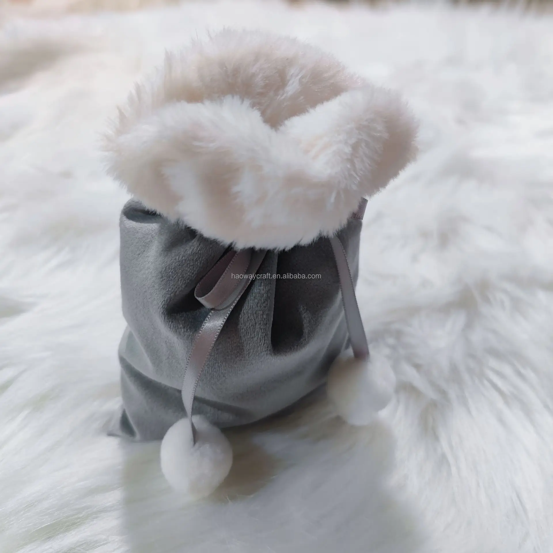 Velvet Mini Santa Sack Monogram Sublimation Christmas Gift Sack Bag ...