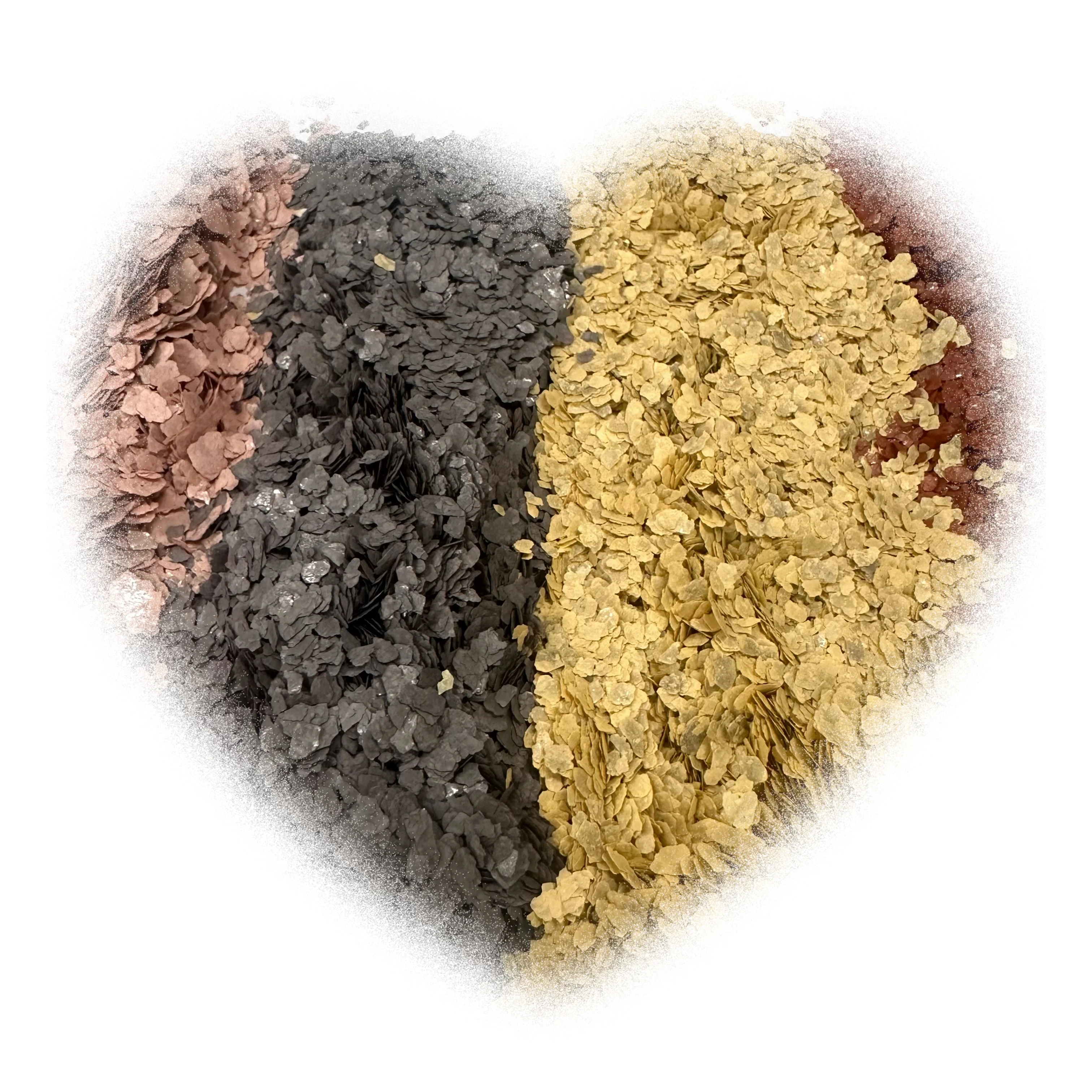 Epoxy floor garage floor natural mica flake real stone lacquer rock ...