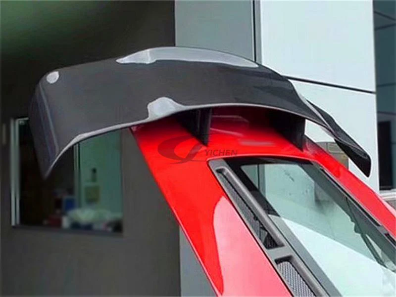 H Style Carbon Fiber Tail Wing Rear Spoiler For 2005-2009 Ferrari F430 ...
