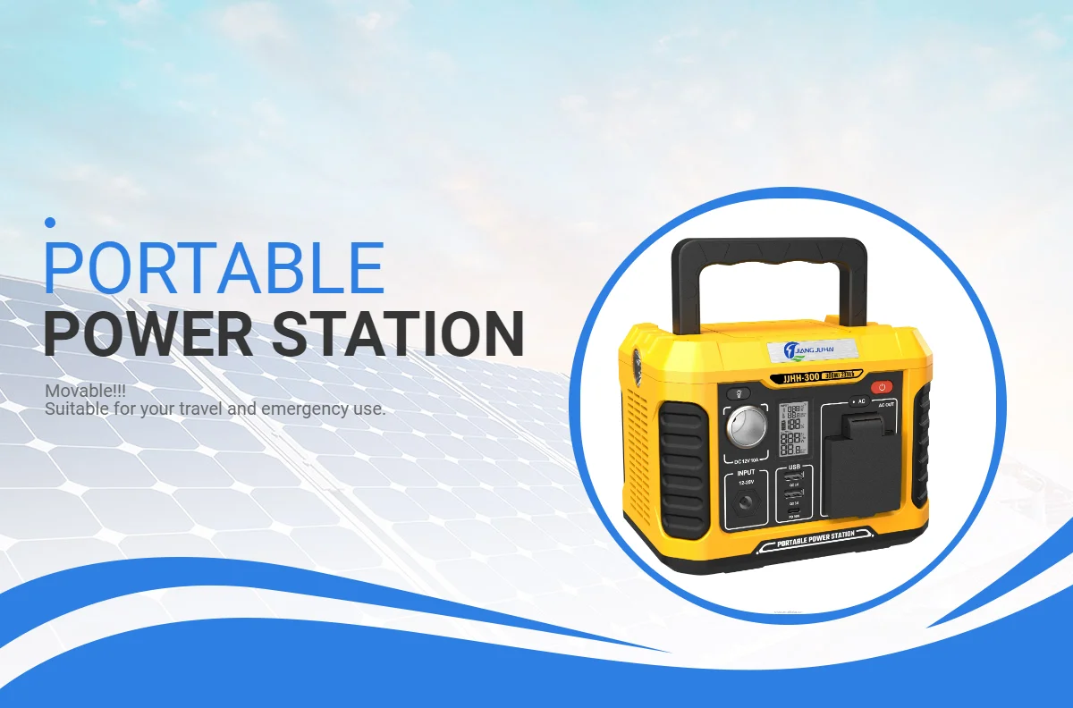 110v 220v Lithium Ion Battery Off Grid Portable Solar Generator 300w ...
