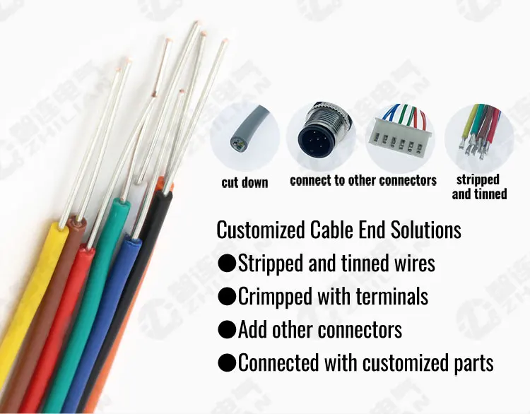 M12 Circular Connector Welding Wire Socket 4pin Solder Connection Male ...