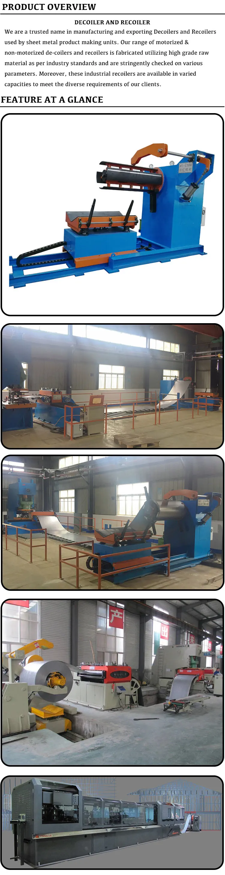 Customized Hydraulic Decoiler/uncoiler/coil Hold For Light Gauge Steel ...