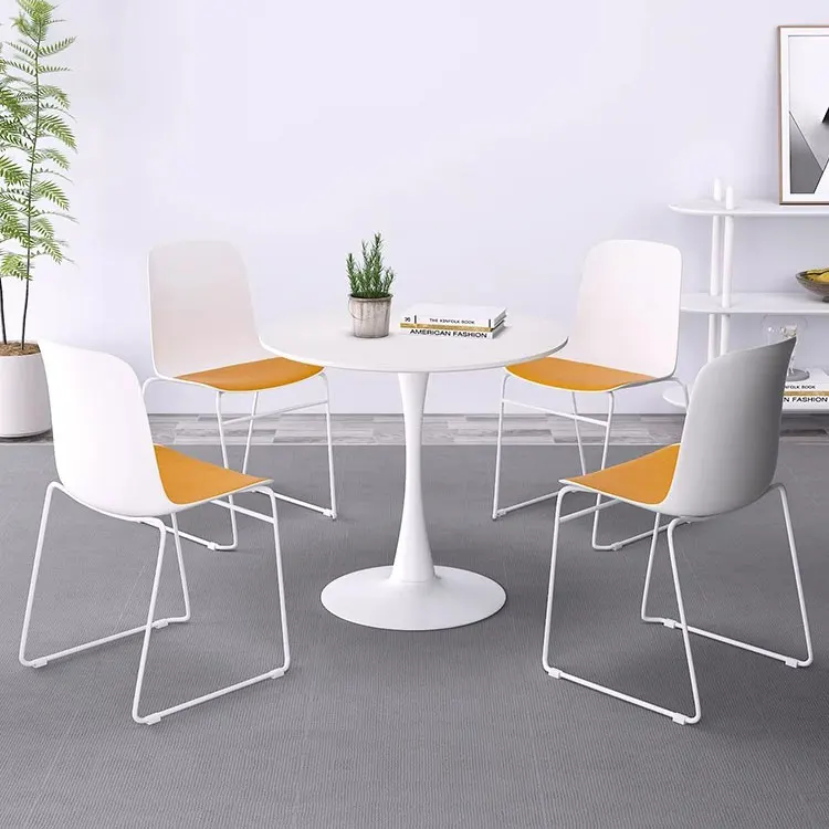 Simple Reception Negotiation Small Round Table And Reception Desk ...