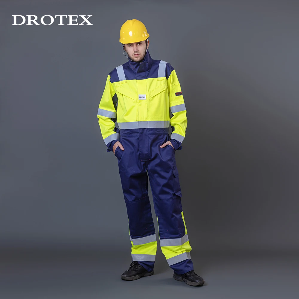 Oem Hi Vis Work Clothes Flame Retardant Workwear Uniform European ...