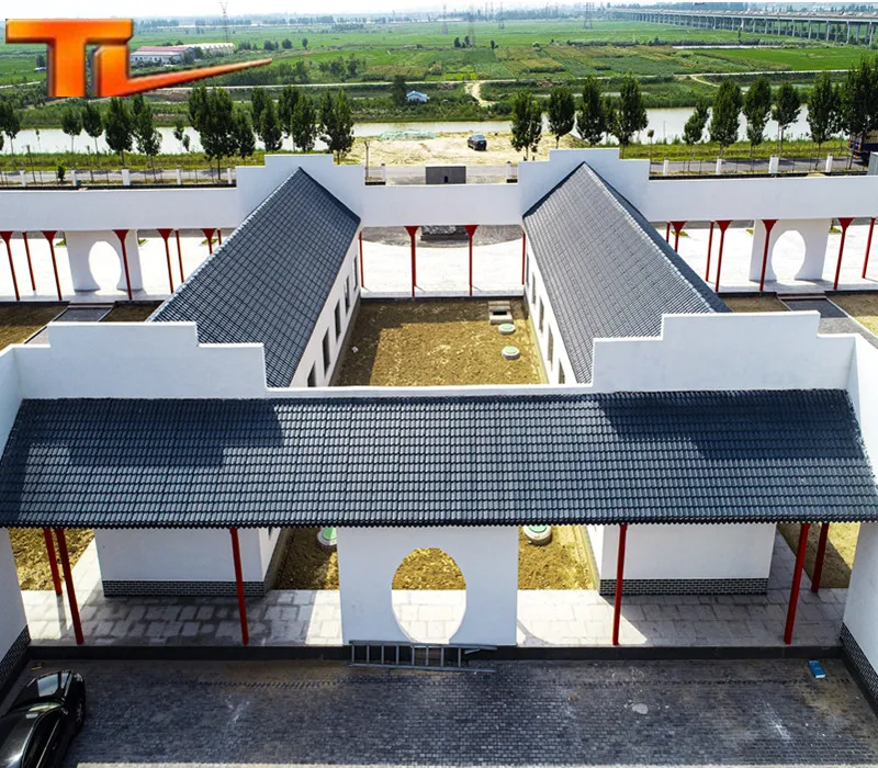 China Standard Light Steel Frame House Prefab Luxury Prefab Villa ...