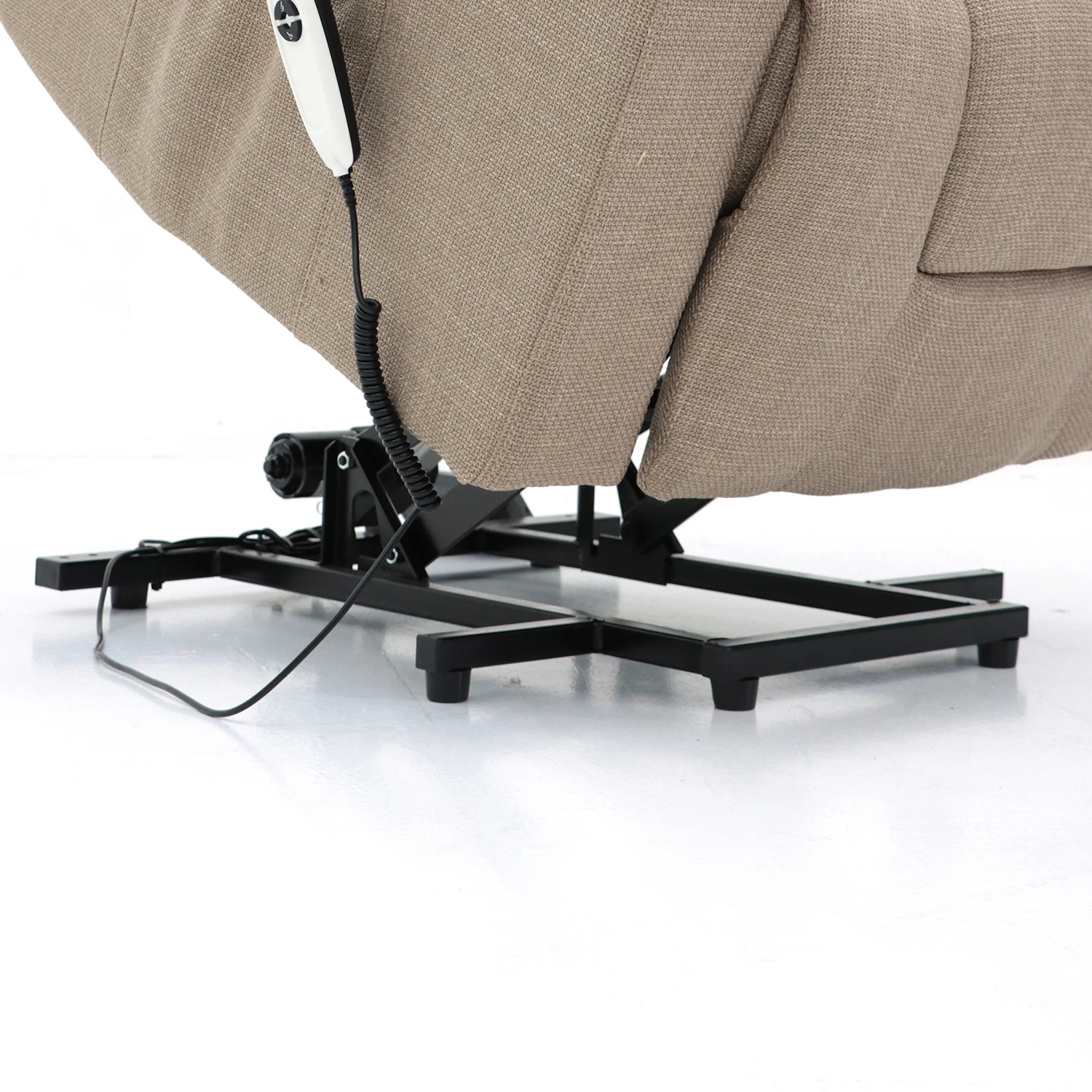 Geeksofa Linen Fabric Power Electric Medical Lift Recliner Chair With ...